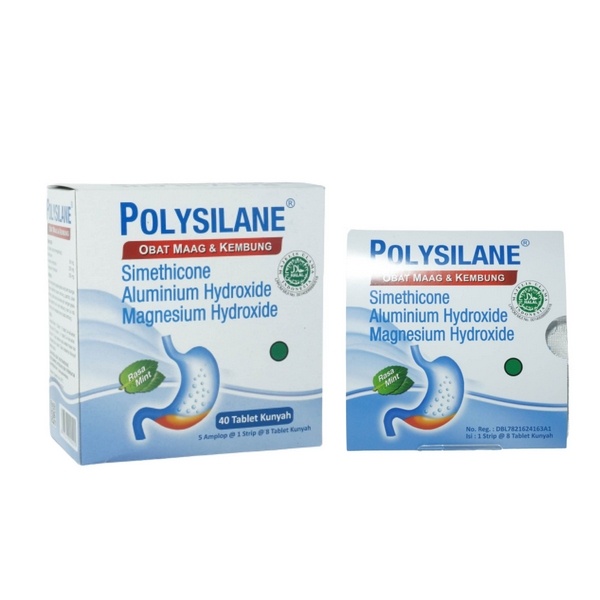 Jual POLYSILANE TABLET KUNYAH (1 STRIP ISI 8 TABLET KUNYAH) | Shopee ...