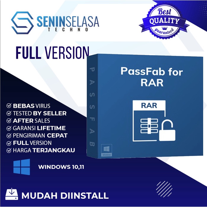 Jual Software Pemulihan RAR: PassFab for RAR 9 [WIN] | Shopee Indonesia