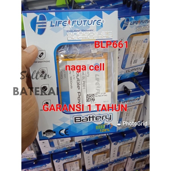 Jual baterai battery batre Oppo F7 BLP661 DOUBLE POWER LIFE FUTURE ...