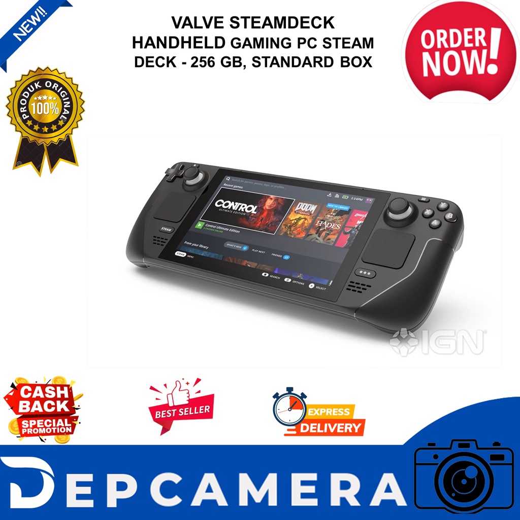 Jual Valve SteamDeck Handheld Gaming PC Steam Deck - 256 gb, STANDARD ...