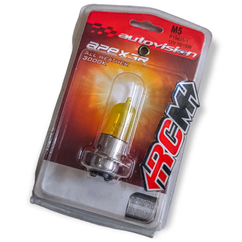 Jual BULB BOLAM BOHLAM LAMPU DPN DEPAN MOTOR ALL WEATHER 3000K 12V 12VOLT 18W 18WATT 18 25 36 ...