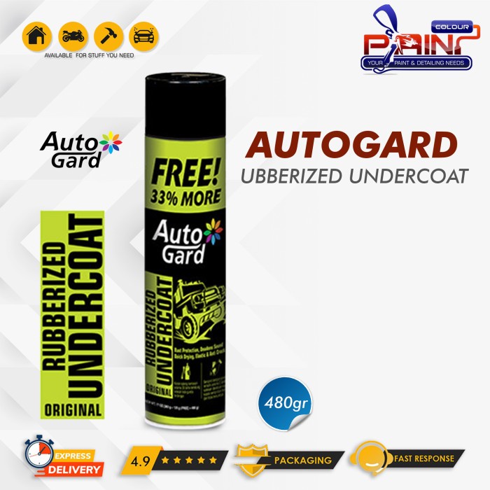 Jual AUTOGARD RUBBERIZED UNDERCOAT ORIGINAL - Cat Semprot Peredam Suara ...