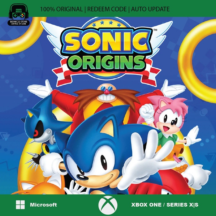 Jual Sonic Origins Xbox One Series X|S Original Redeem Code Game ...