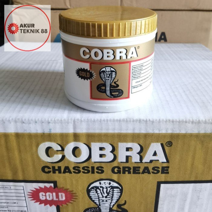Jual Gemuk Grease COBRA GOLD ASLI ORIGINAL 450 GRAM | Shopee Indonesia