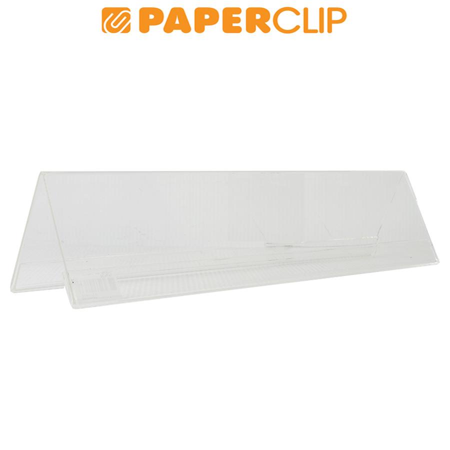 Jual ACRYLIC HOLDER / AKRILIK BROSUR STAND UP SIGN HOLDER 7X7X30 CM ...
