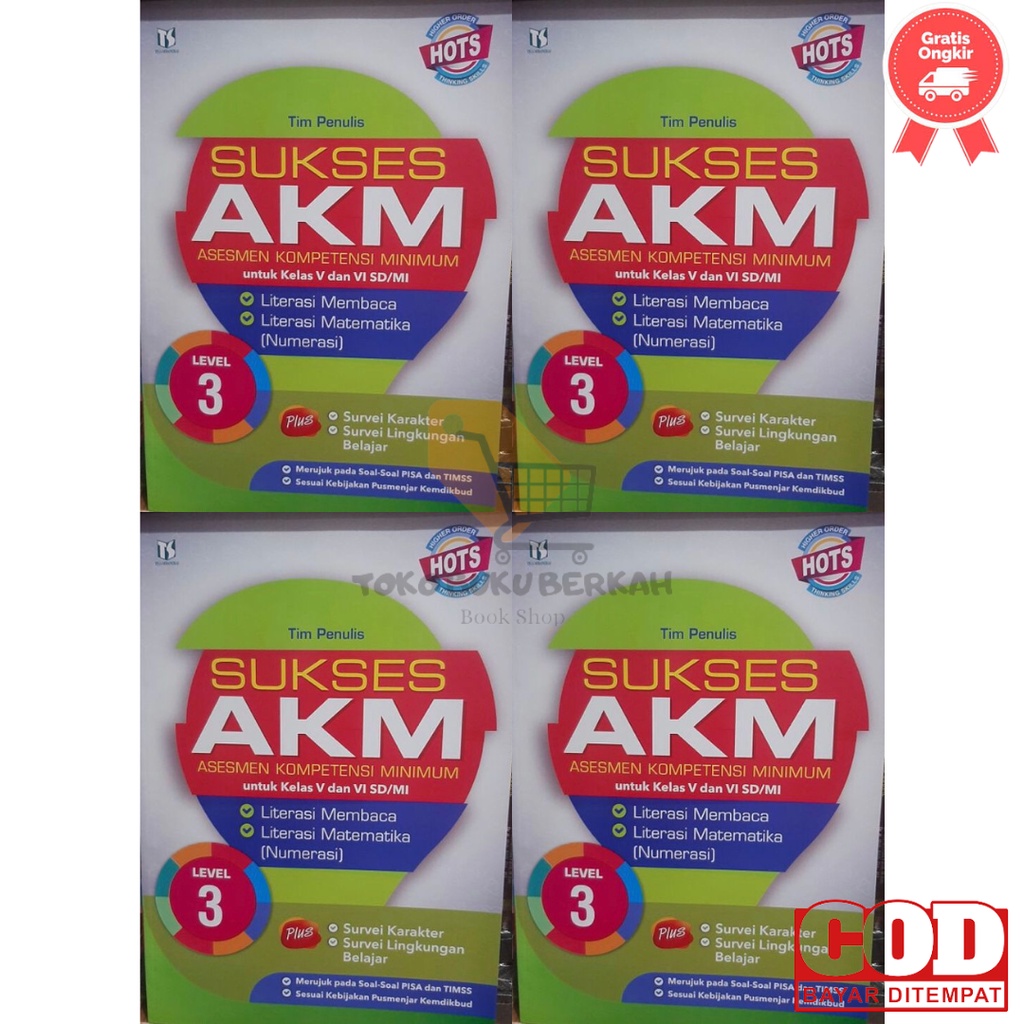 Jual Buku SUKSES AKM Asesmen Kompetensi Minimum Level 3 Kelas 5 6 V VI ...