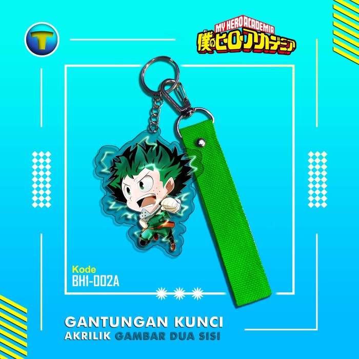 Jual Gantungan kunci Anime My Hero Academia Midoriya Izuku keychain ...