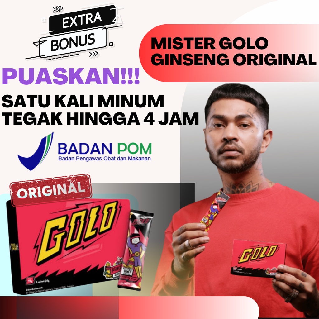 Jual Mister Golo Ginseng Korea Original Obat kuat Pria Tahan Lama Sex ...