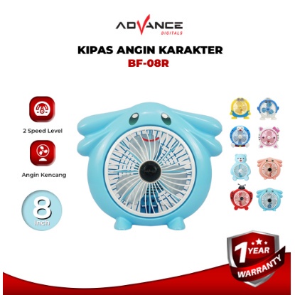 Jual Kipas Angin Karakter Lucu Advance BF-08 Garansi Resmi Advance ...