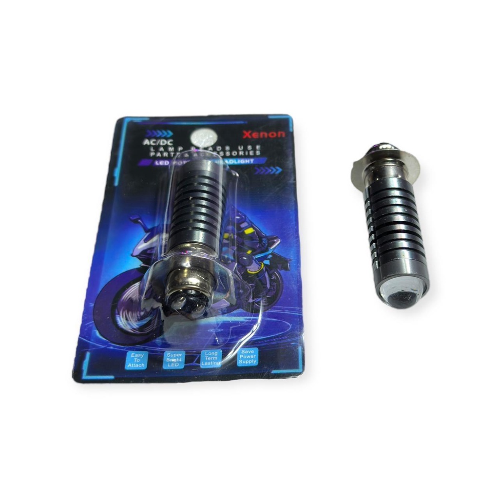 Jual Bohlam Lampu Depan Led Laser H6 Xenon Hi Low Super Terang Buat Mio ...