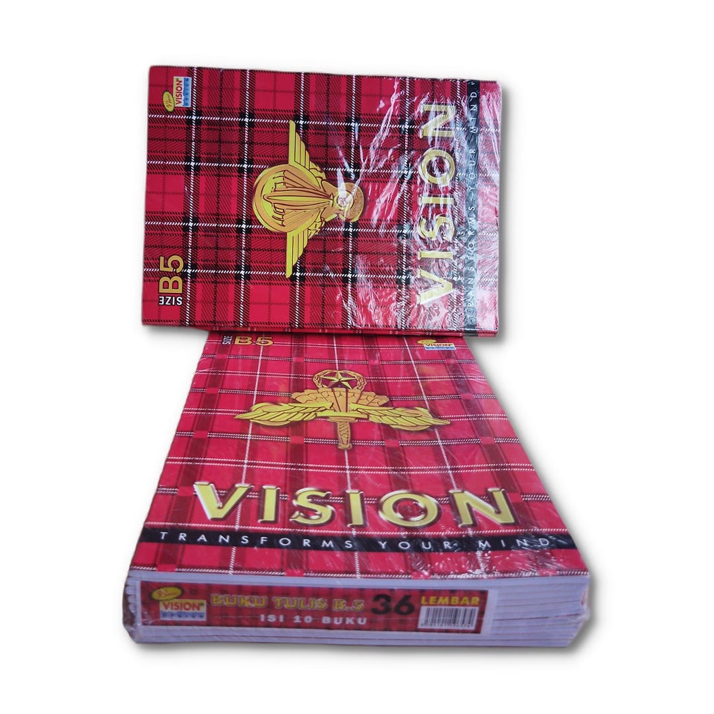 Jual Buku Tulis Campus Vision Isi 36 Lembar/ [1 Pack 10 Buku] / Buku ...