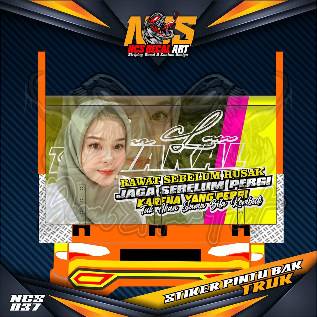 Jual Stiker Decal Pintu Bak Belakang RAWAT SEBELUM RUSAK JAGA SEBELUM ...