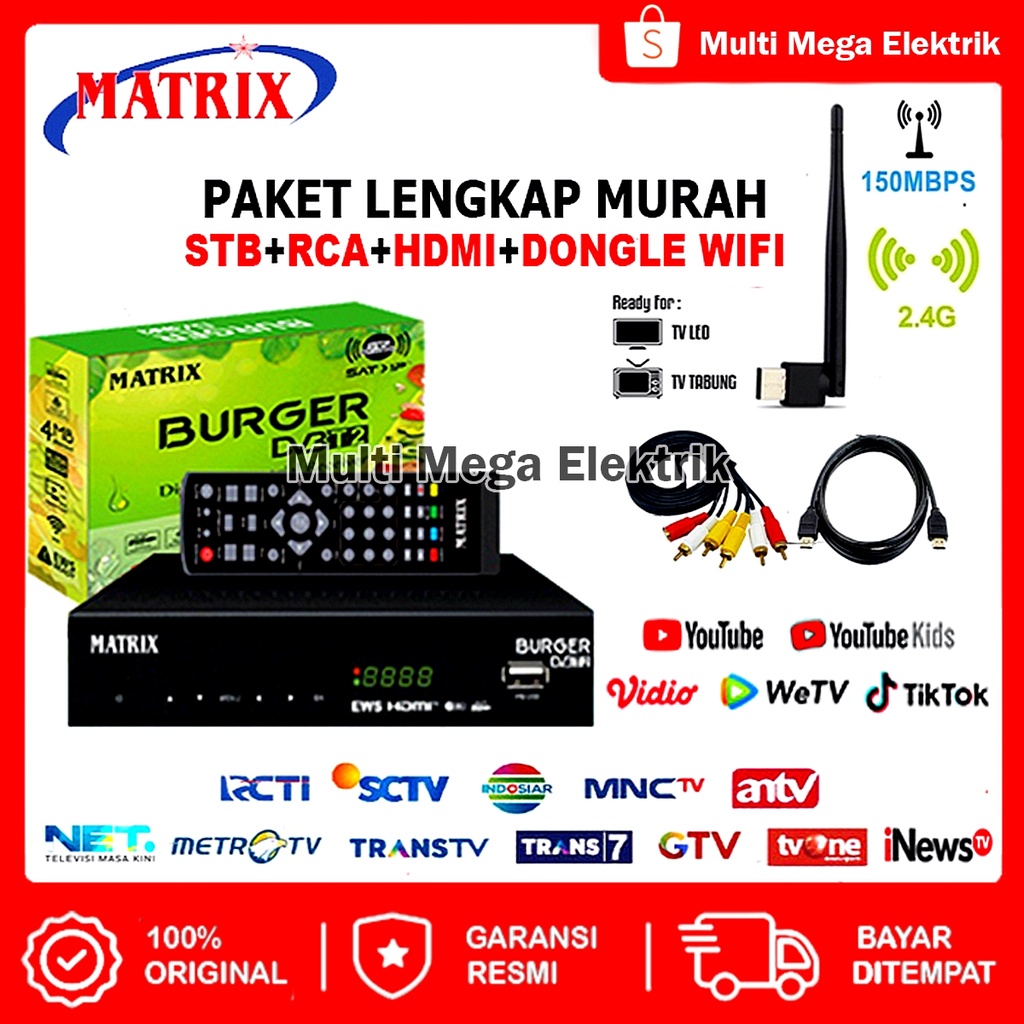 Jual [COD] STB / SET TOP BOX TV DIGITAL / STB TV DIGITAL DVBT2 | Shopee Indonesia