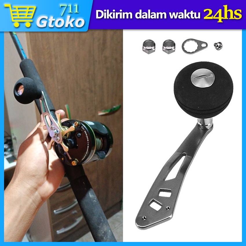 Jual Knob Handle Reel EVA Gagang Reel Pancing Metal Spare Part Fishing ...