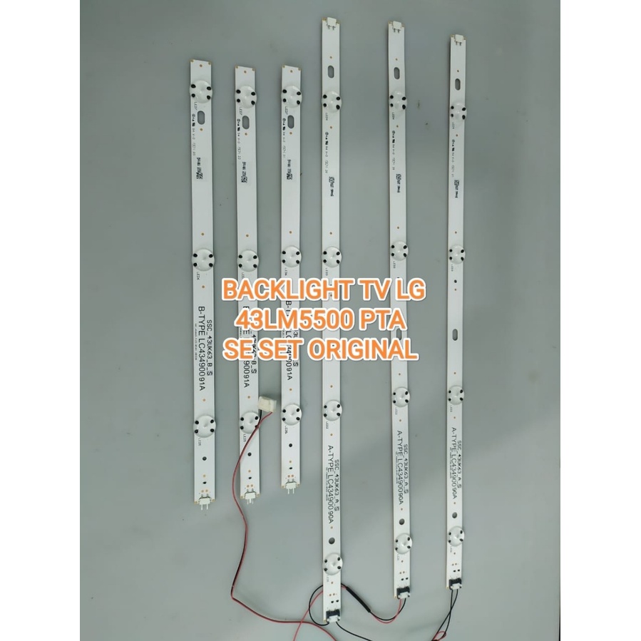Jual LAMPU BACKLIGHT TV LG 43LM5500PTA SE SET | Shopee Indonesia