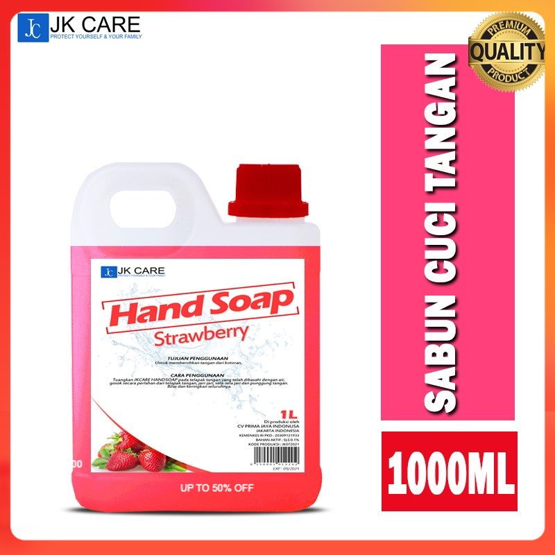 Jual JKCARE Sabun Cuci Tangan Antiseptik Antibacterial Hand Soap1000mL ...