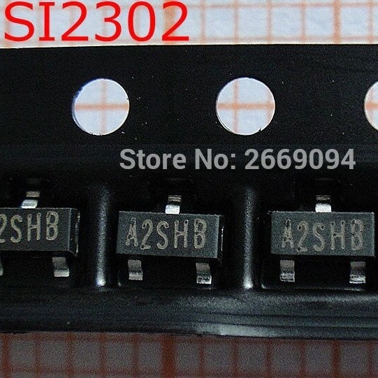 Jual 10 Buah 10Pca SI2302 SI2302DS A2SHB Mosfet 2,5A 20V Sot-23 N-Ch ...