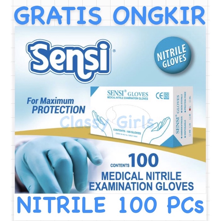 Jual SARUNG TANGAN NITRILE SENSI GLOVES NITRILE | Shopee Indonesia Jual SARUNG TANGAN NITRILE SENSI GLOVES NITRILE | Shopee Indonesia