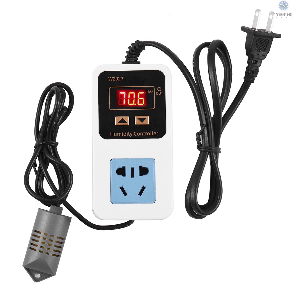 Jual Vivi 110-220V 10A 1500W Kontroler Kelembaban Elektronik Tampilan ...
