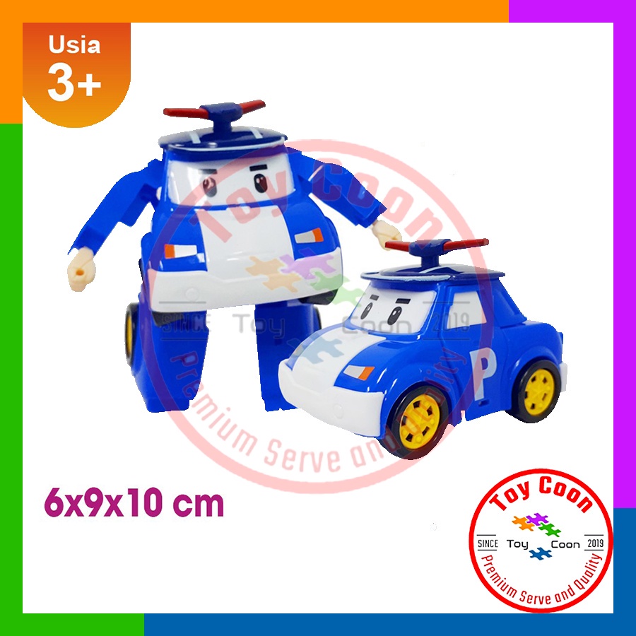 Jual MAINAN ROBOT / MOBIL ROBOT / ROBOTCAR POL / ROBOT BERUBAH MOBIL / FIGUR ROBOTCAR / POLSI ...