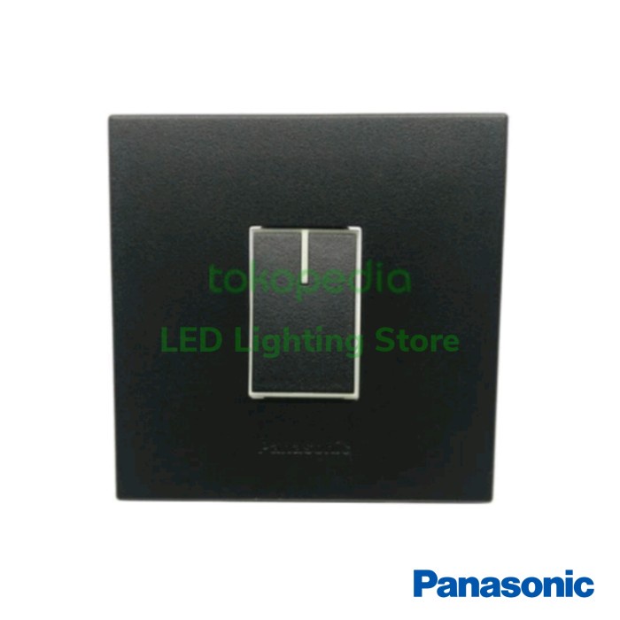 Jual PANASONIC Saklar Single 1Gang 2Way HOTEL Hitam WESJ5932B | Shopee ...