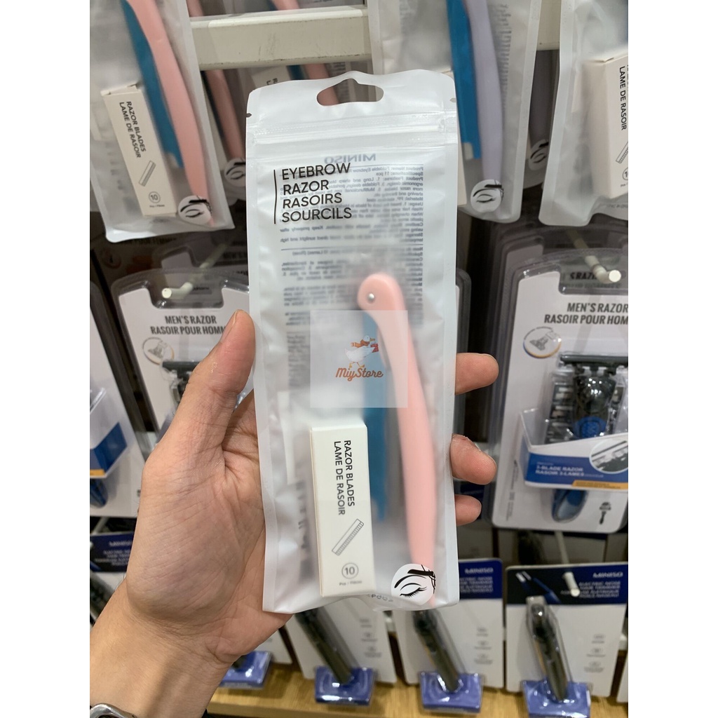 Jual MINISO Pisau Cukur Alis Mata Alat Pencukur Eyebrow Trimmer ...