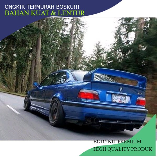 Jual Body Kit SPOILER WING LTW BMW E36 . KUALITAS GRADE A KUAT-TEBAL ...
