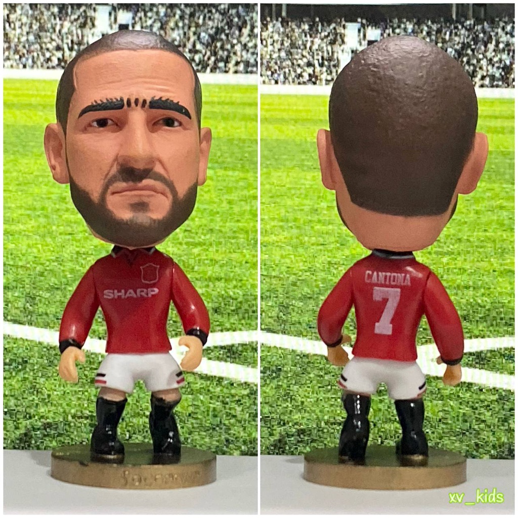 Jual Figure Pemain Sepakbola Eric Cantona MU Football Player Figurine ...