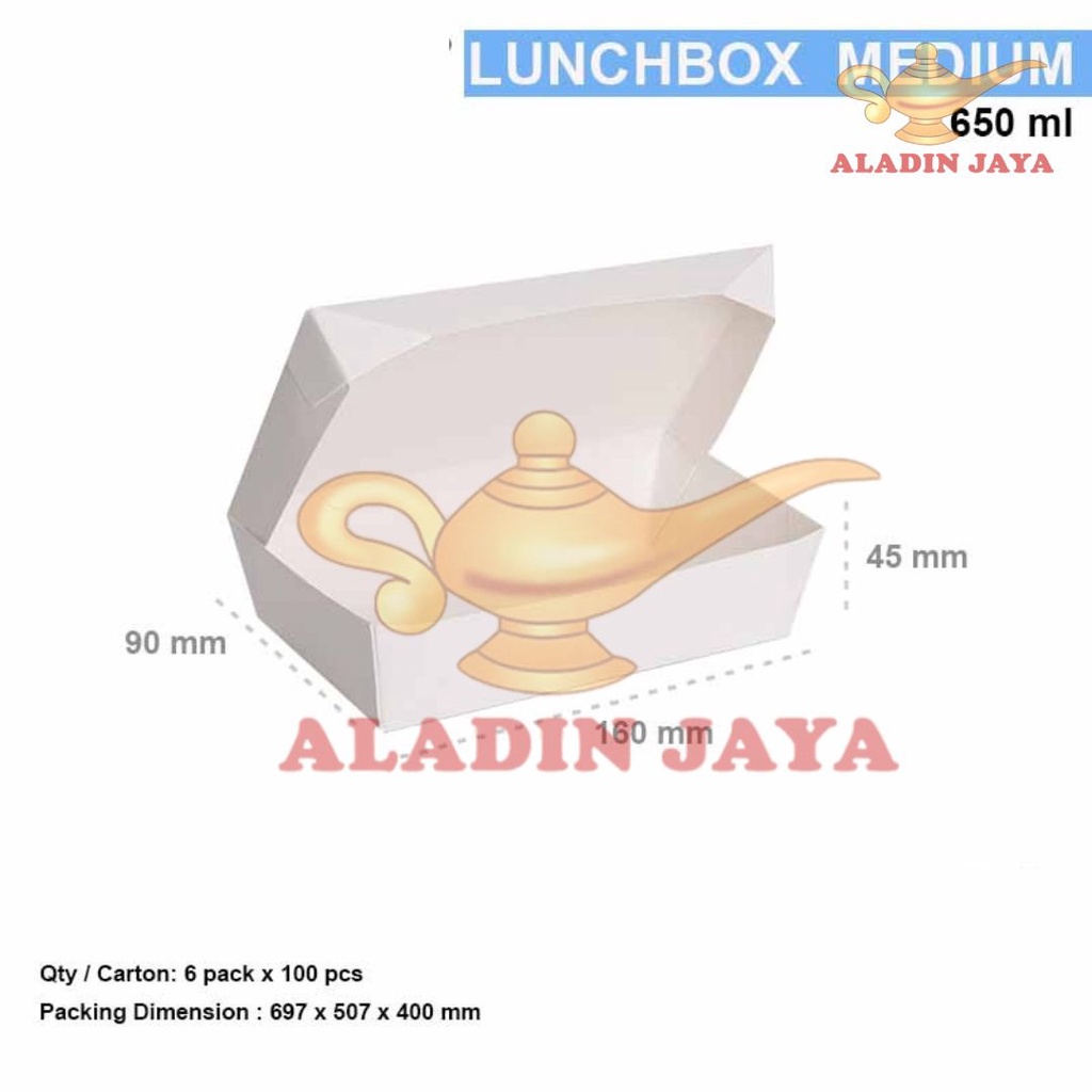 Jual FOOD BOX / KOTAK MAKANAN / PAPER BOX / LUNCH BOX | Shopee Indonesia