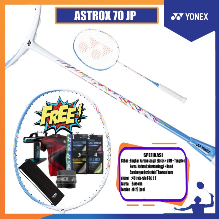 Jual NEW YONEX ASTROX 70 JAPAN / JEPANG / JP / RAKET BADMINTON ORIGINAL ...