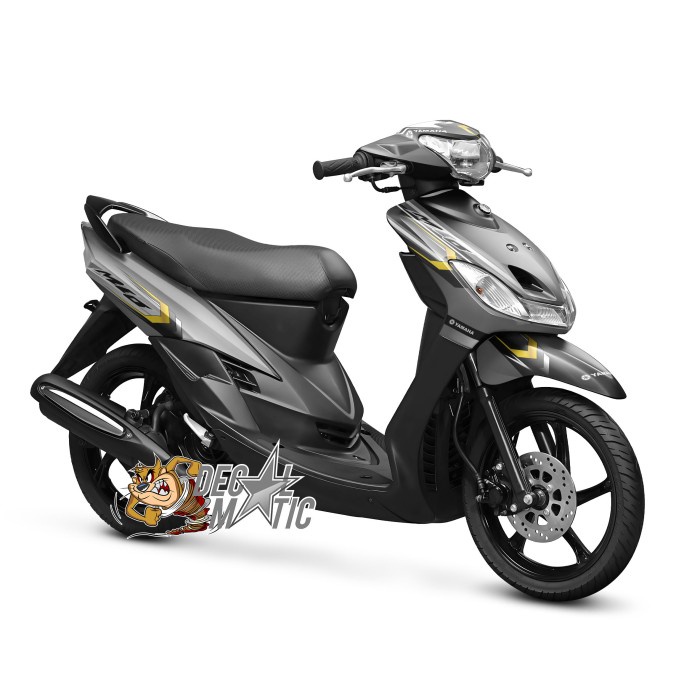 Jual Stiker Full body Decal Motor Yamaha Mio Sporty / Smile grafis Abu2 ...