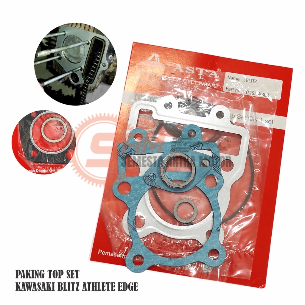 Jual Paking Gasket Top Set Kawasaki Blitz Athlete Edge Packing Head ...