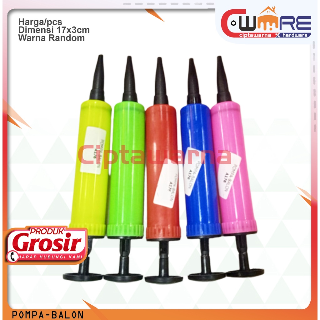 Jual Pompa Balon Foil / Manual Hand Pump / Pompa Tangan Kecil Balon ...