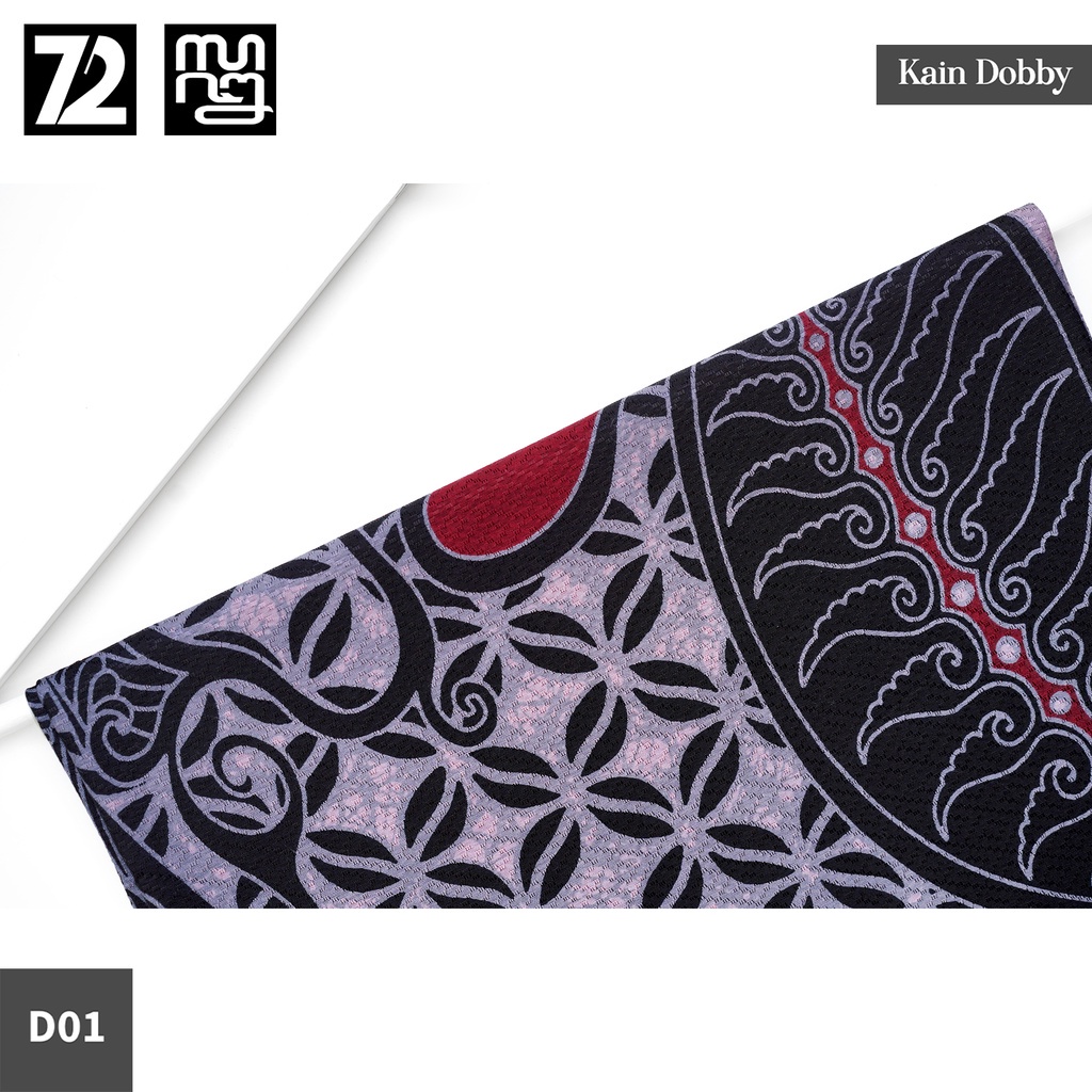 Jual KAIN BATIK PREMIUM Bahan Dobby Motif Parang Abstrak Warna Merah ...