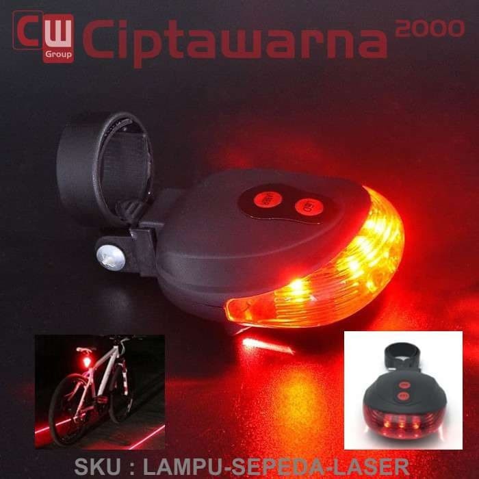 Jual Lampu Sepeda Belakang LED Laser Warna - BDB CwNs | Shopee Indonesia