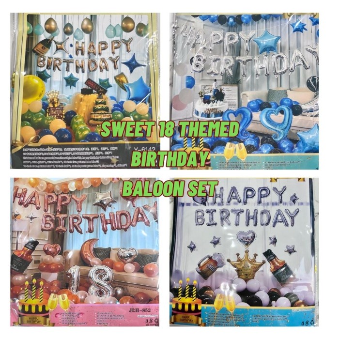 Jual Legal Age Celebration Balloon Set Sweet 18 Dekorasi Balon Ulang ... Jual Legal Age Celebration Balloon Set Sweet 18 Dekorasi Balon Ulang ...