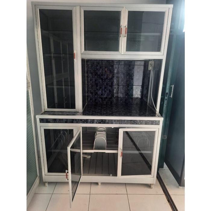 Jual Lemari / Rak Piring Keramik 3 Pintu | Shopee Indonesia