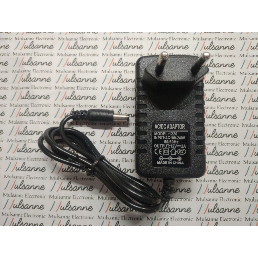 Jual Adaptor Power Supply 12V 2A - Kabel +/- 2 Meter | Shopee Indonesia