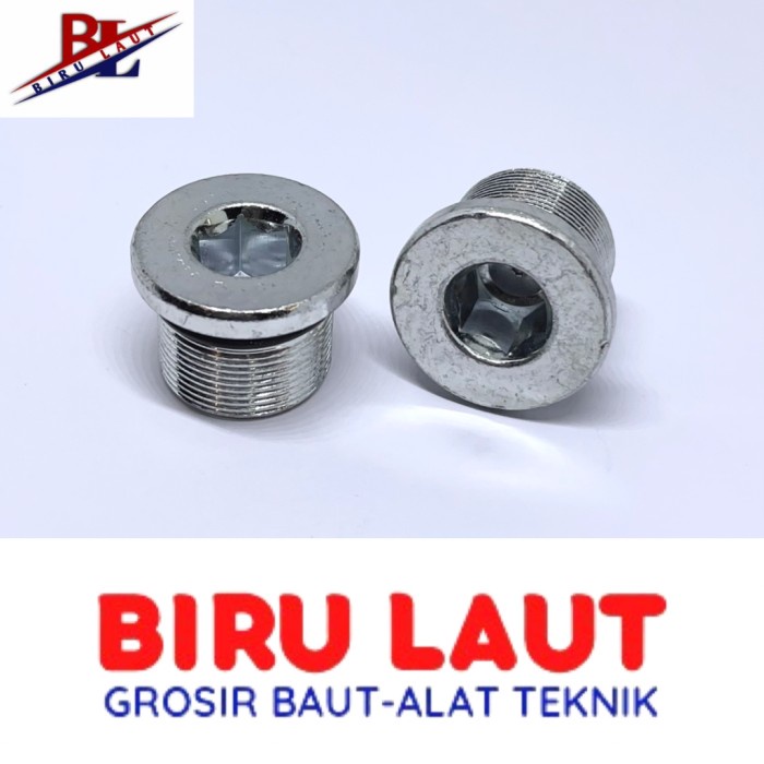 Jual CV [ 1 Set 2 Baut ] Baut Tutup As Shock Depan Beat + Oring/Karet ...