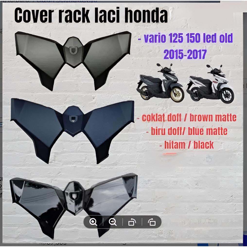 Jual cover rack laci kantong dasbord kupu kupu honda vario 125 150 Led ...
