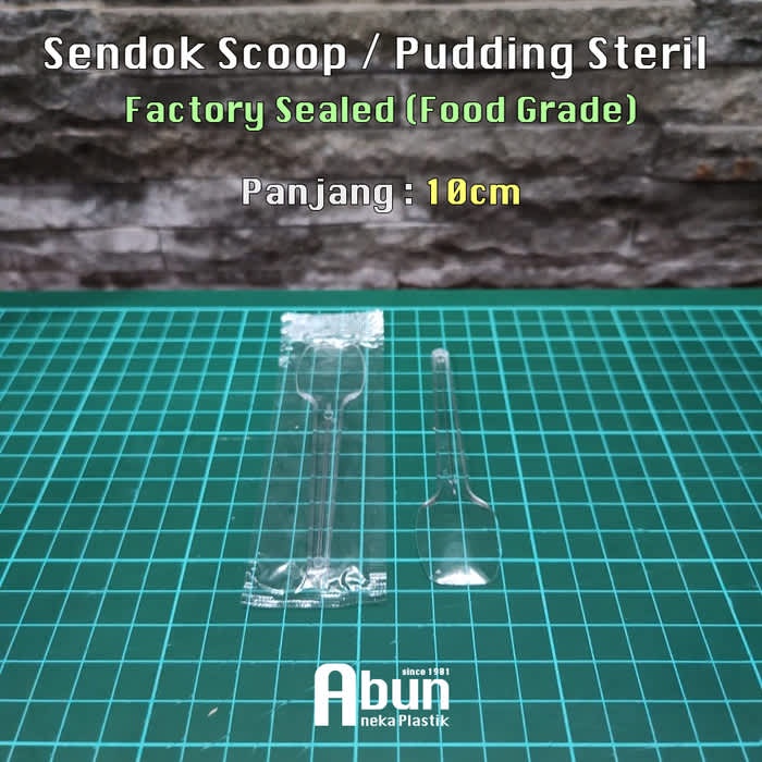 Jual Sendok Pudding / Jelly Steril (Factory Sealed) Isi 100pcs | Shopee ...