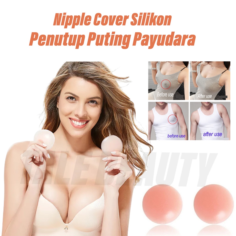 Jual Nipple Patch Silikon Penutup Puting Payudara Seamless Reusable invisible bra | Shopee Indonesia
