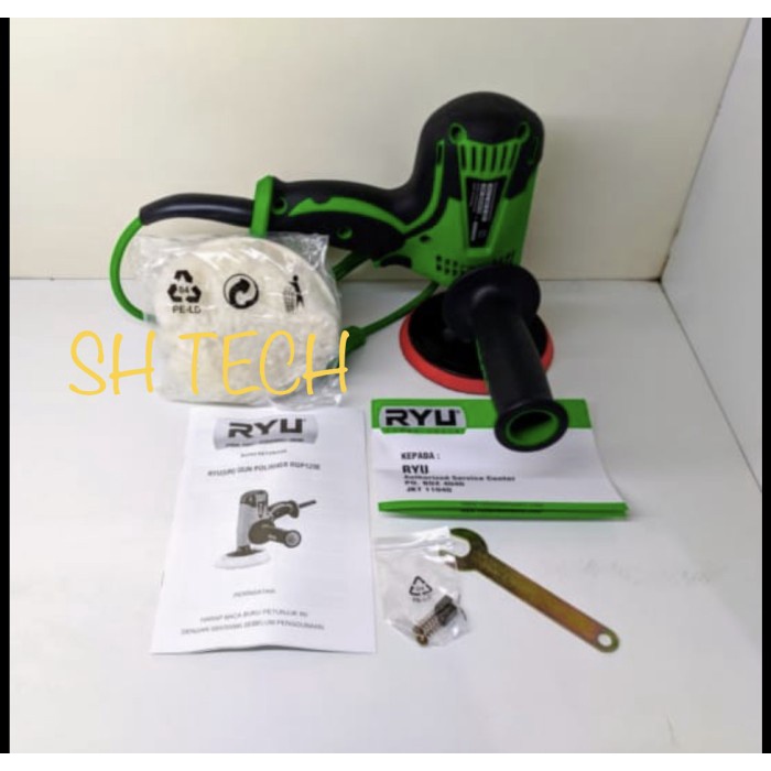 Jual MESIN POLES RYU RGP 125 E POLISHER MOBIL MOTOR 5” MURAH | Shopee Indonesia