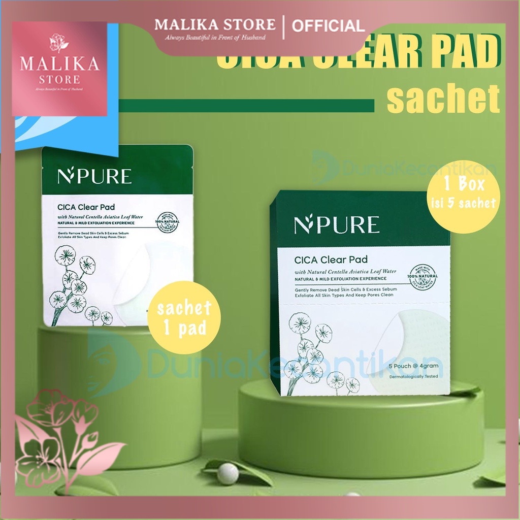 Jual Npure Cica Sachet Clear Pad | Shopee Indonesia