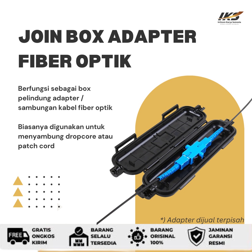 Jual Join Box Adapter SC Mini Closure Tempat Sambungan Adapter SC FO ...