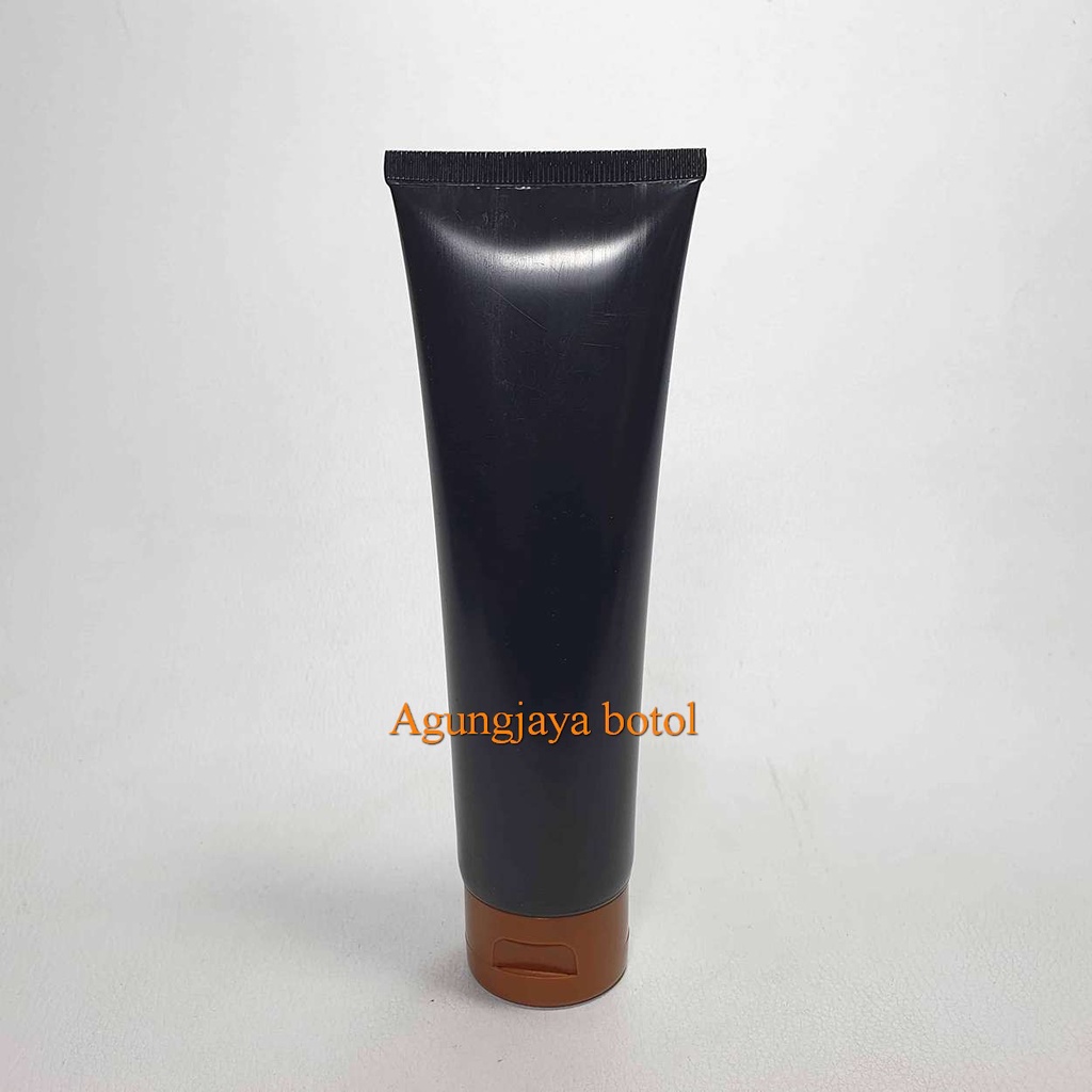 Jual Tube 150 Gr Hitam 40 X 157 Fliptop / Tube Plastik / Tube Kosmetik ...
