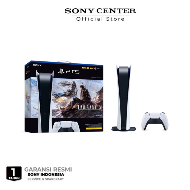 Jual PlayStation 5 PS5 Digital Console Bundle Final Fantasy XVI ...