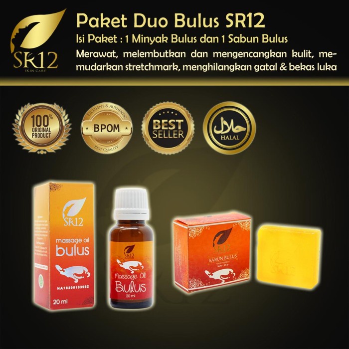 Jual Paket Duo Bulus Pengencang & Pencerah Herbal Sabun & Minyak Bulus ...