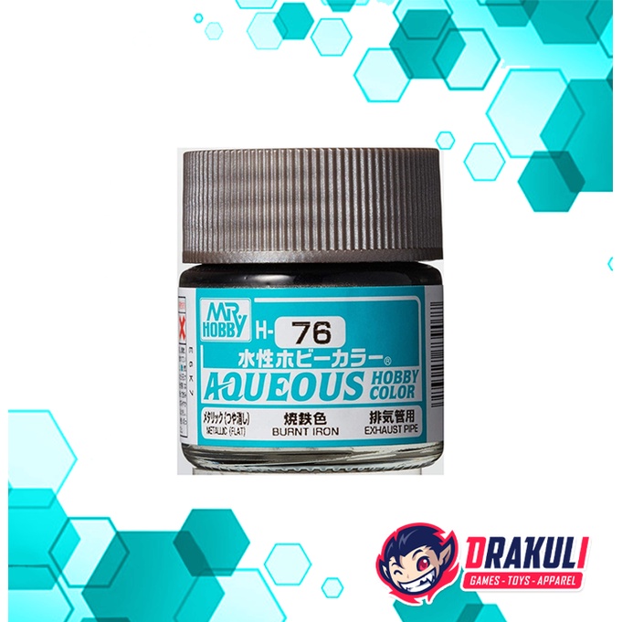 Jual Mr. Hobby Model Kit Paint Aqueous Hobby Color - Burnt Iron H76 ...