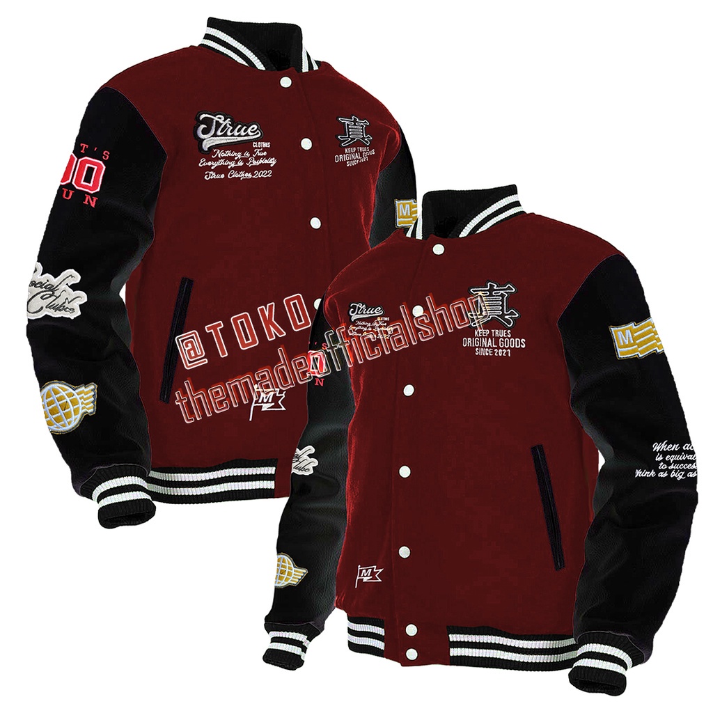 Jual Cod Jaket Varsity Baseball Original Ful Bordir - Jaket Bomber ... Jual Cod Jaket Varsity Baseball Original Ful Bordir - Jaket Bomber ...